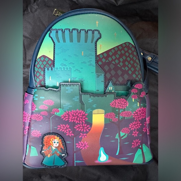 Loungefly | Bags | Loungefly Disney Brave Princess Merida Castle Mini ...